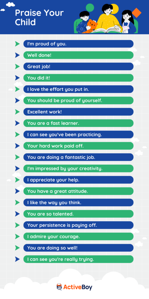 How to praise your child: 215+ Phrases to Praise Child
