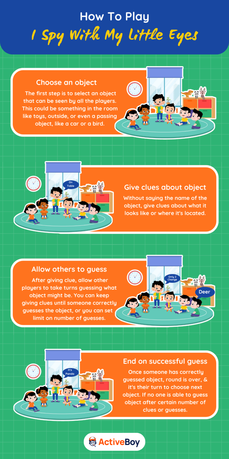 How To Play "I Spy With My Little Eyes" 101+ Game Ideas and More
