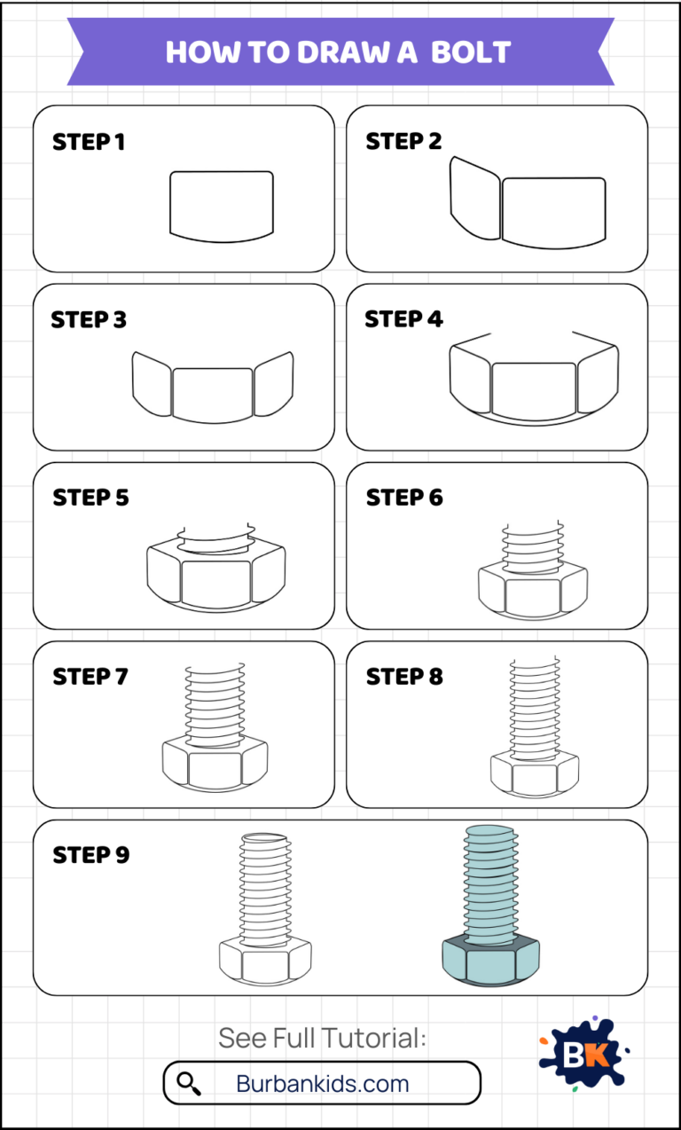How to Draw a Bolt the Basic Guide!