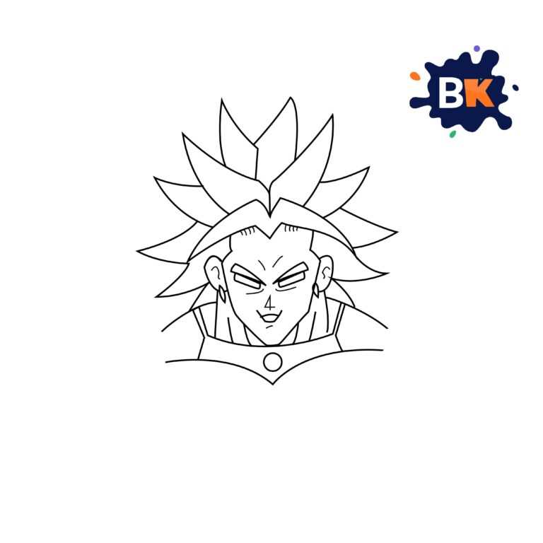 How to Draw a Broly in A Few Easy Steps!