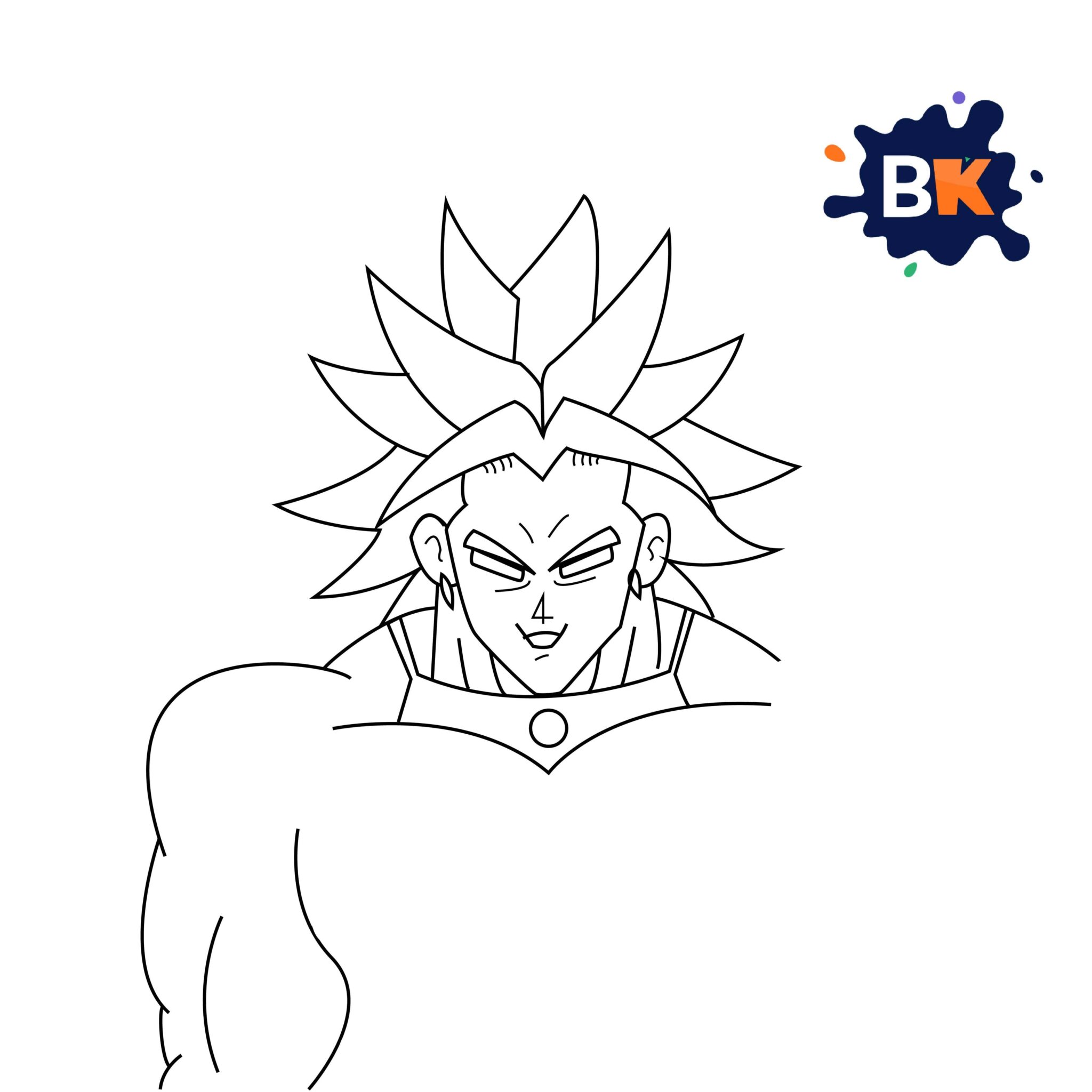 How to Draw a Broly in A Few Easy Steps!