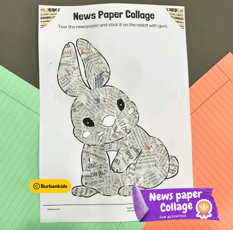 21+ Easy Collage Activities for Kids (printables + Reels)