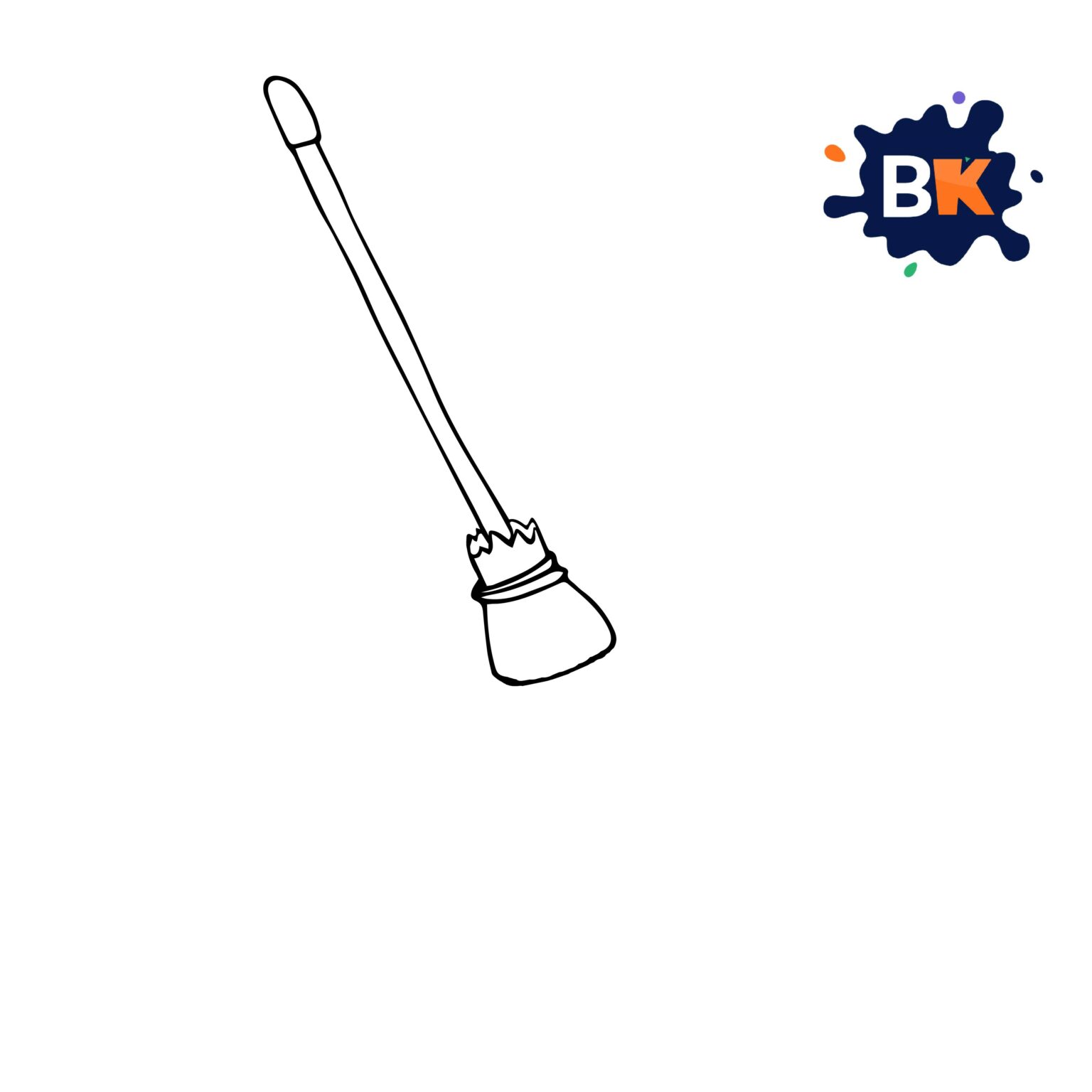 How to Draw a Broom In Easy Steps!