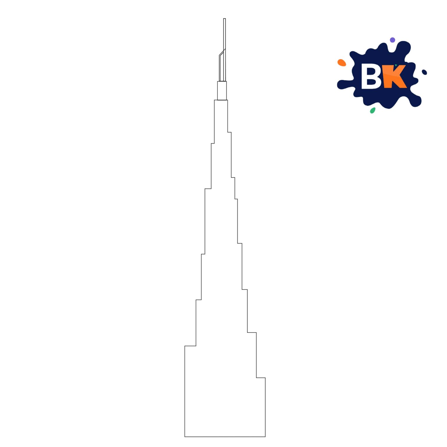 How to Draw a Burj Khalifa From Dubai to Your Drawing Board!