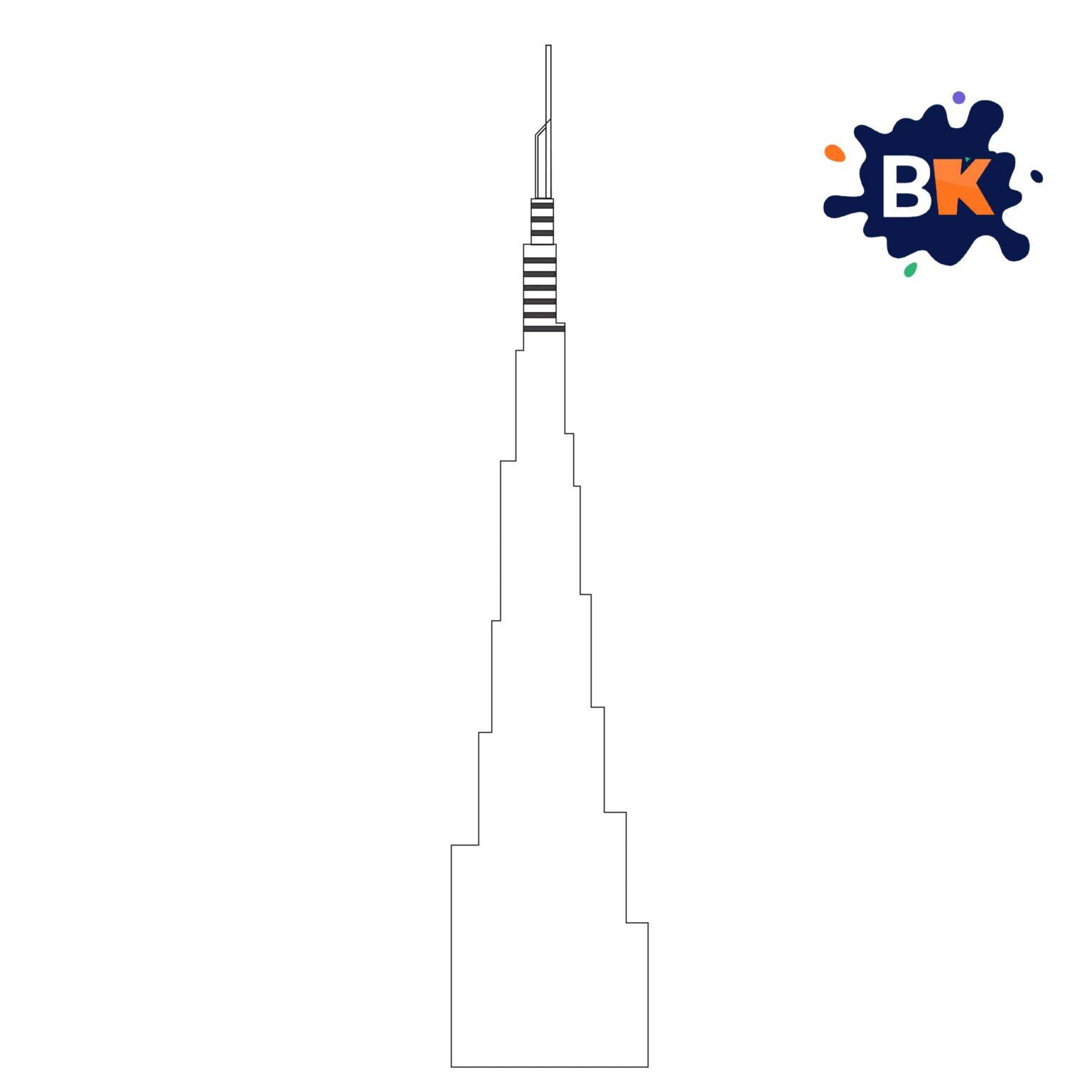 How to Draw a Burj Khalifa From Dubai to Your Drawing Board!