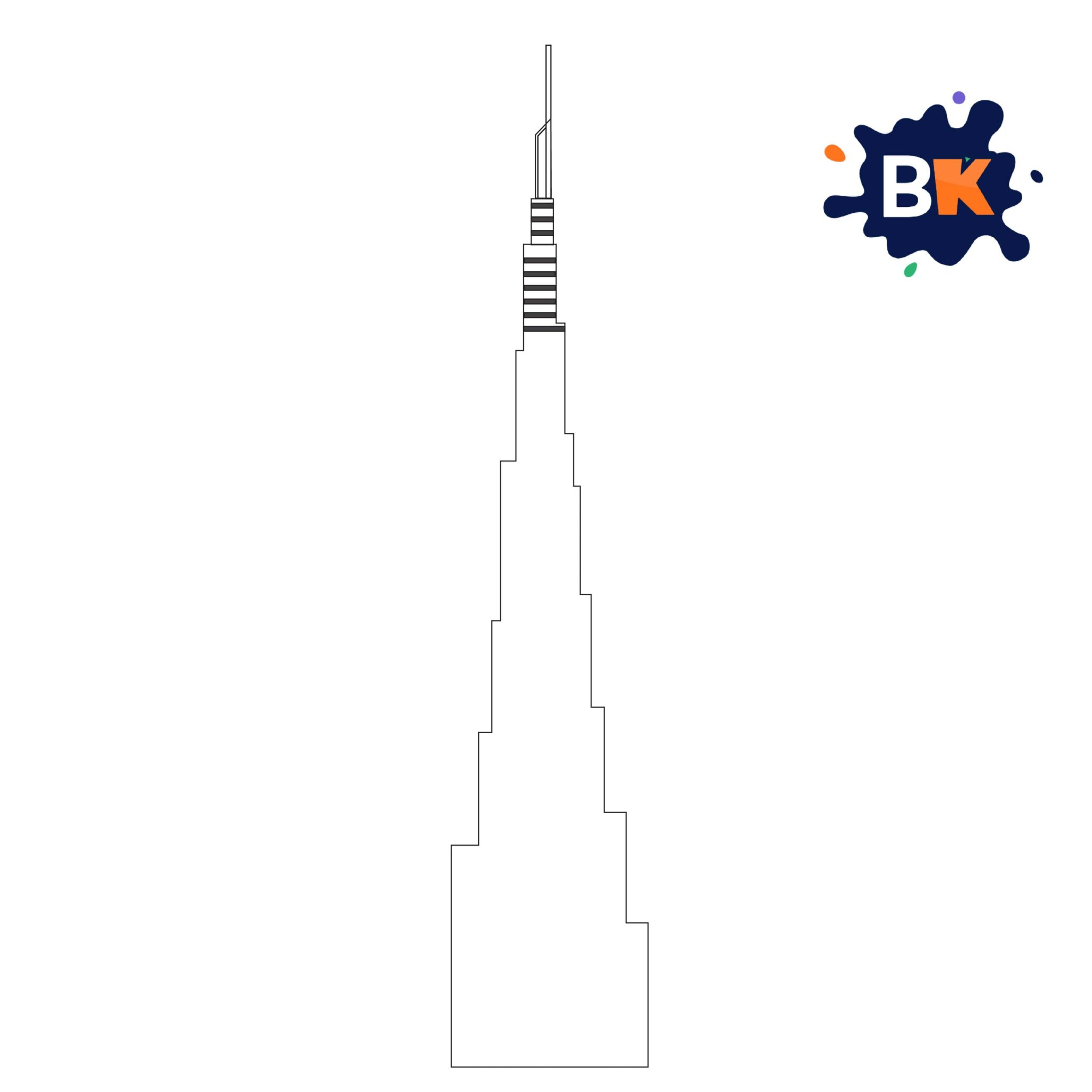 How to Draw a Burj Khalifa From Dubai to Your Drawing Board!