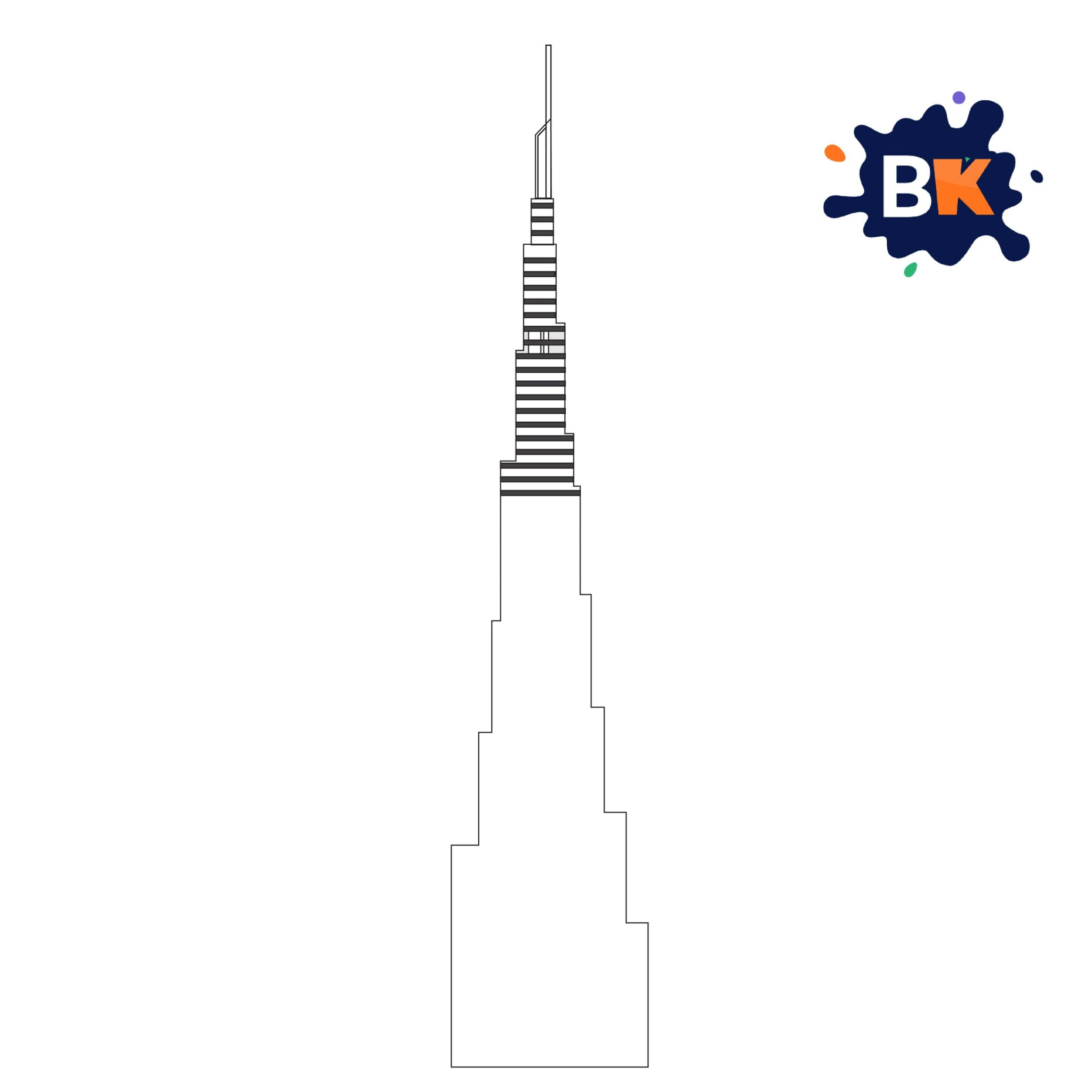 How to Draw a Burj Khalifa From Dubai to Your Drawing Board!