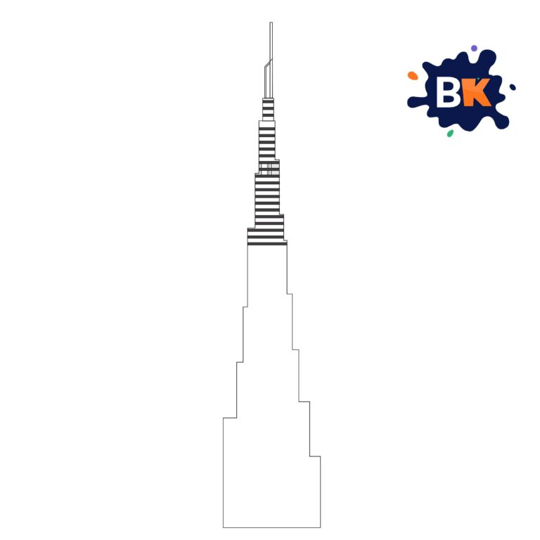 How to Draw a Burj Khalifa From Dubai to Your Drawing Board!