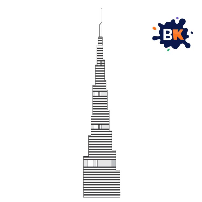 How to Draw a Burj Khalifa From Dubai to Your Drawing Board!