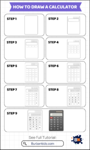 How to Draw a Calculator From Easy Step-to-Step Guide!