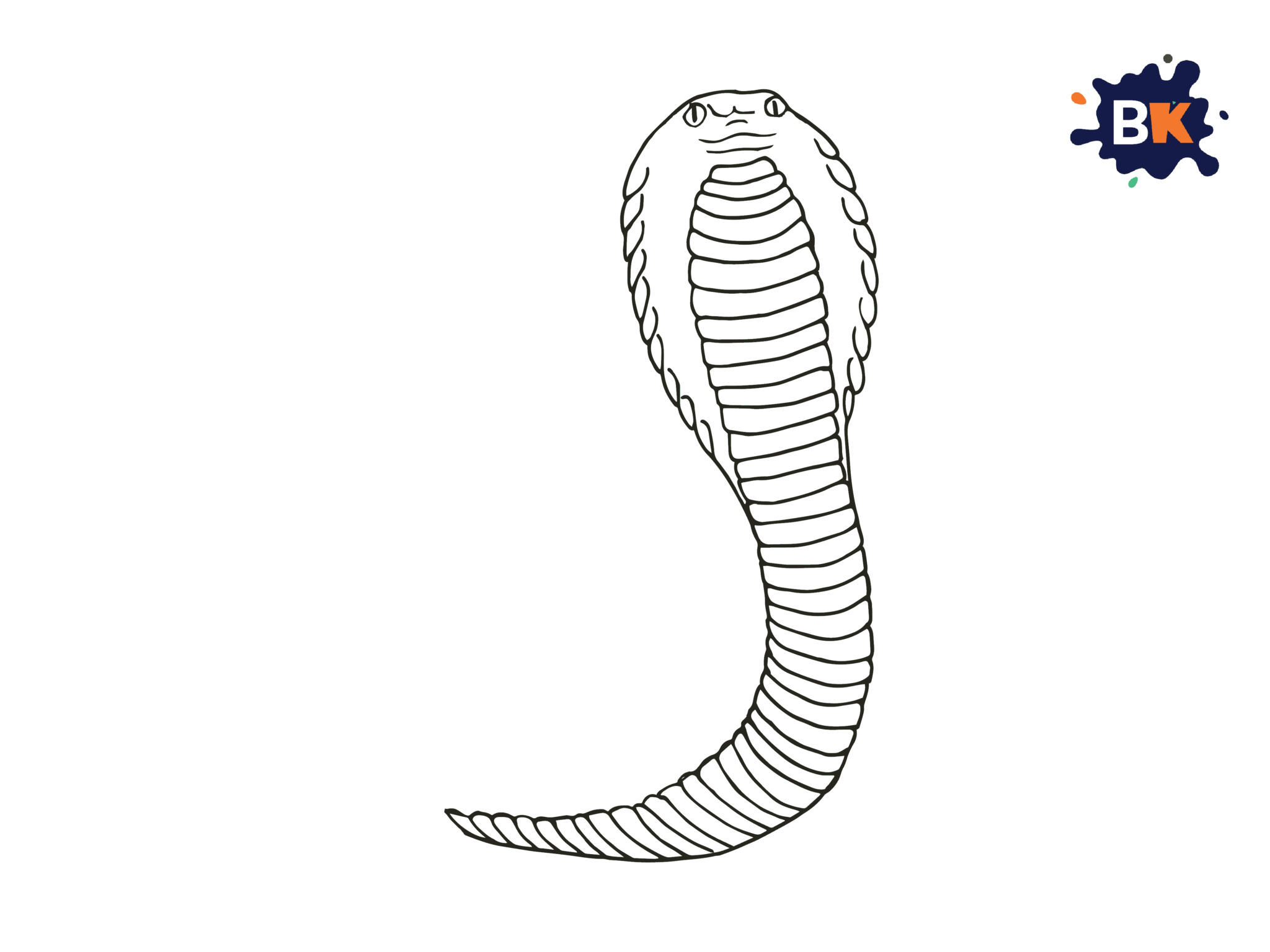 How to Draw a Cobra in 7 Easy Steps!