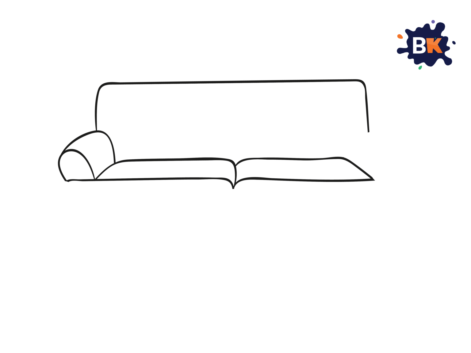 How to Draw a Couch In Few Steps!