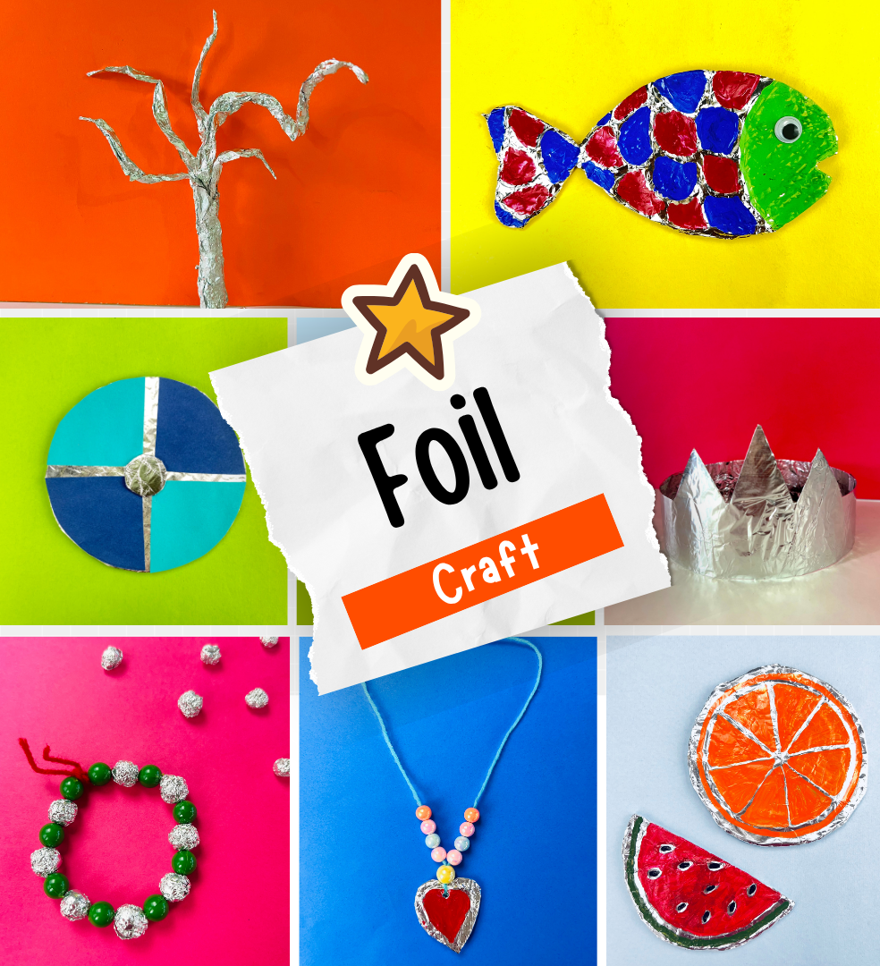 12 Foil Craft Ideas for kids